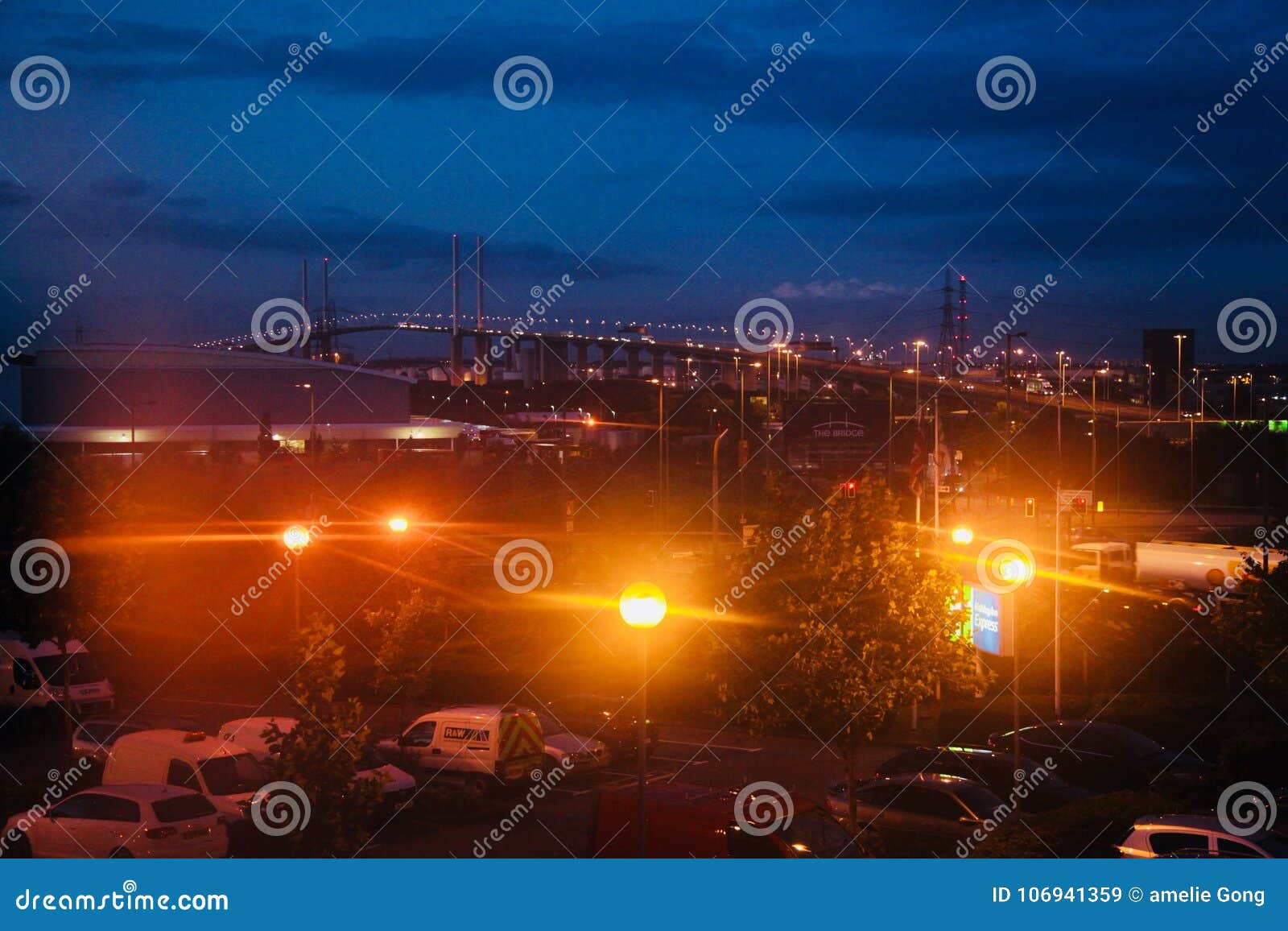 Night view of Edinburgh editorial stock image. Image of edinburgh ...