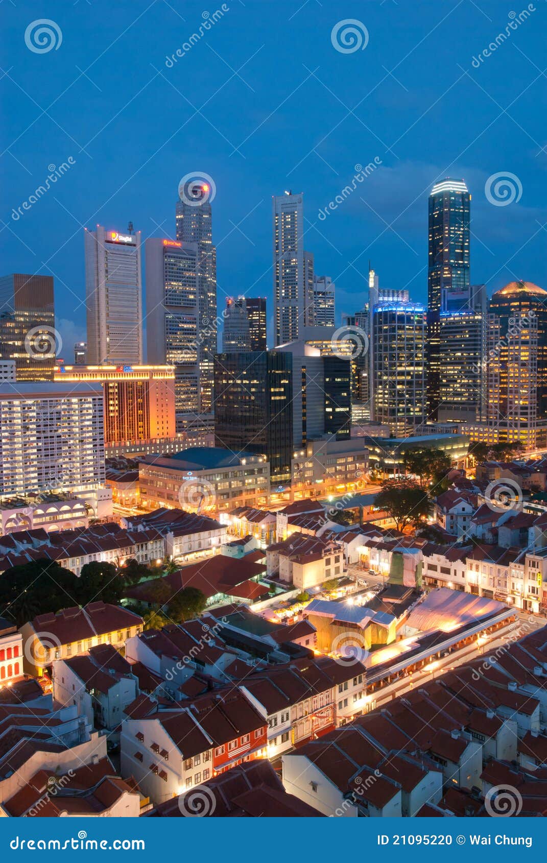 Beautiful lightup of city editorial image. Image of modern - 21095220