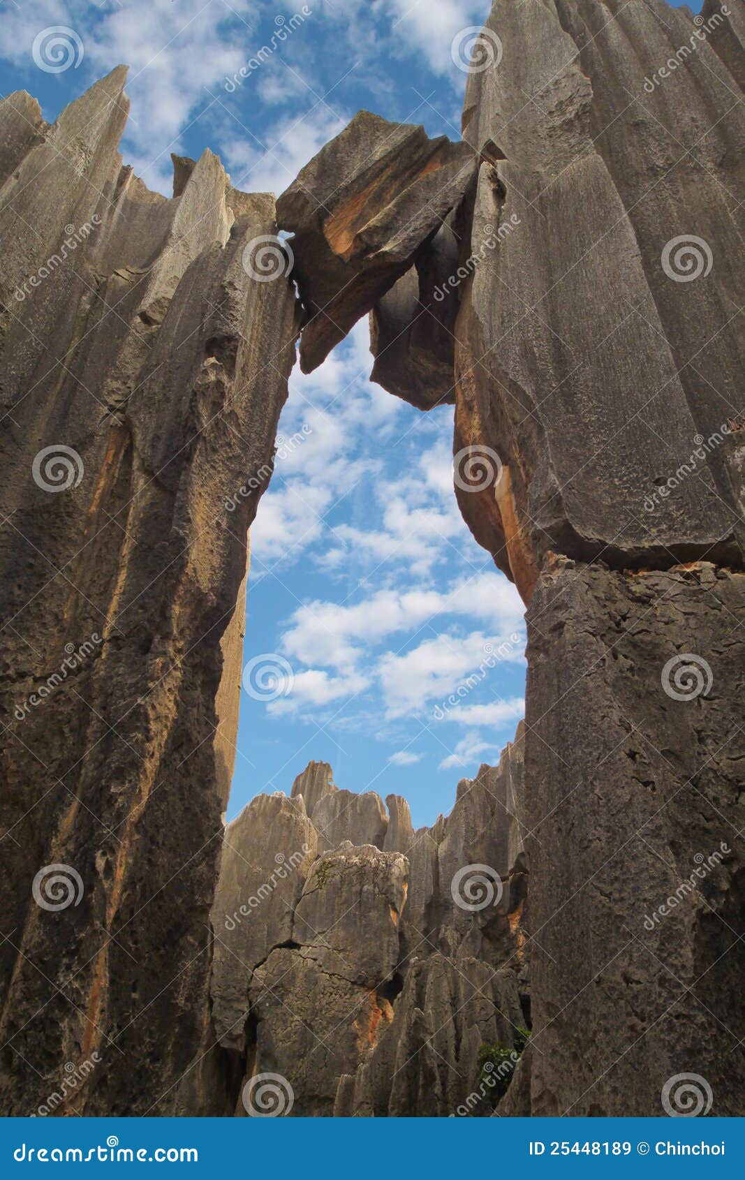 Beautiful Limestone Formation at Kunming Shilin Stock Image - Image of ...
