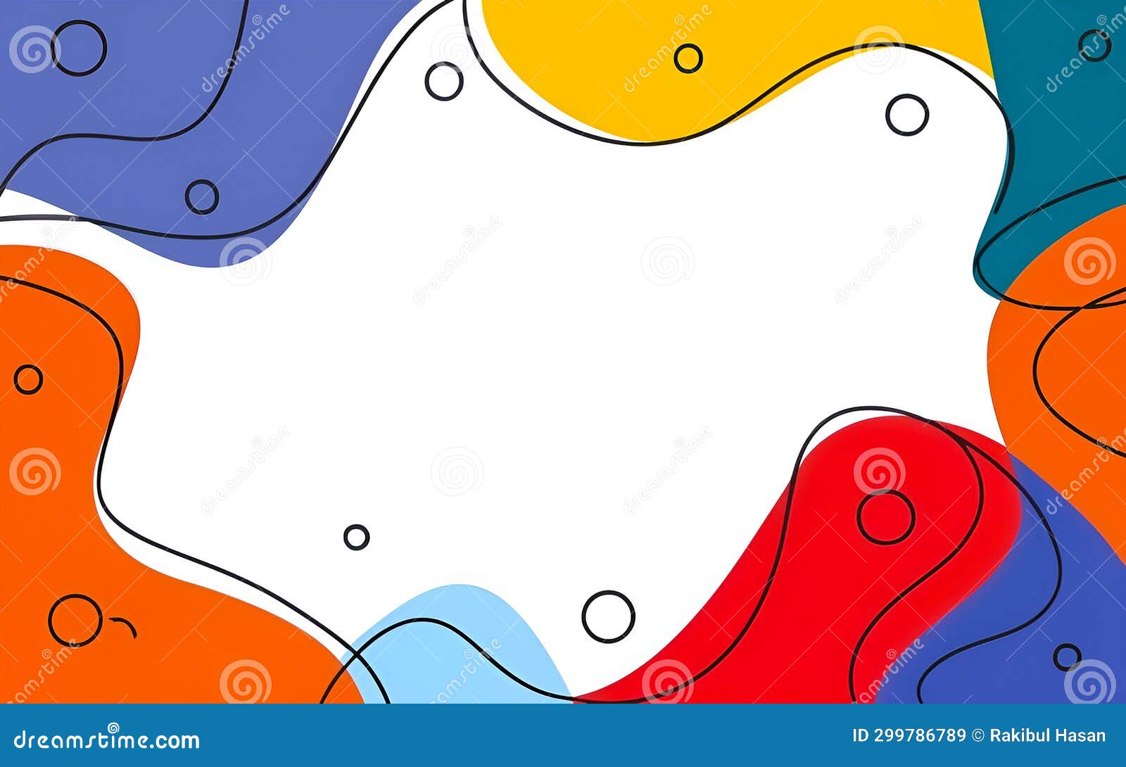 A Beautiful Line Art Background. Stock Illustration - Illustration of ...