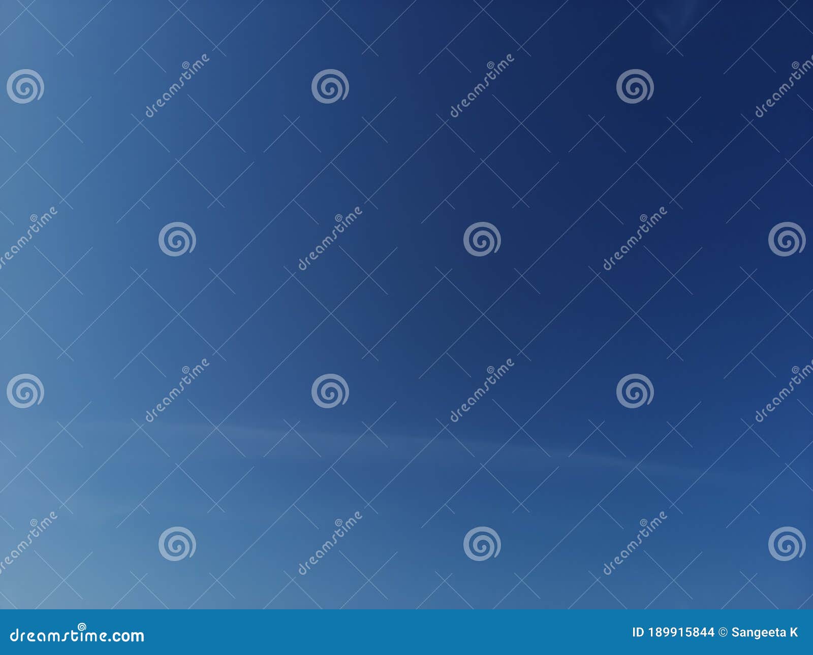 A Beautiful Linear Clouds in the Blue Sky Stock Photo - Image of wind ...