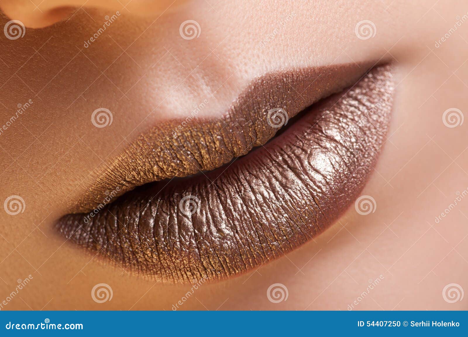 Beautiful Lips. stock photo. Image of cool, magazine - 54407250