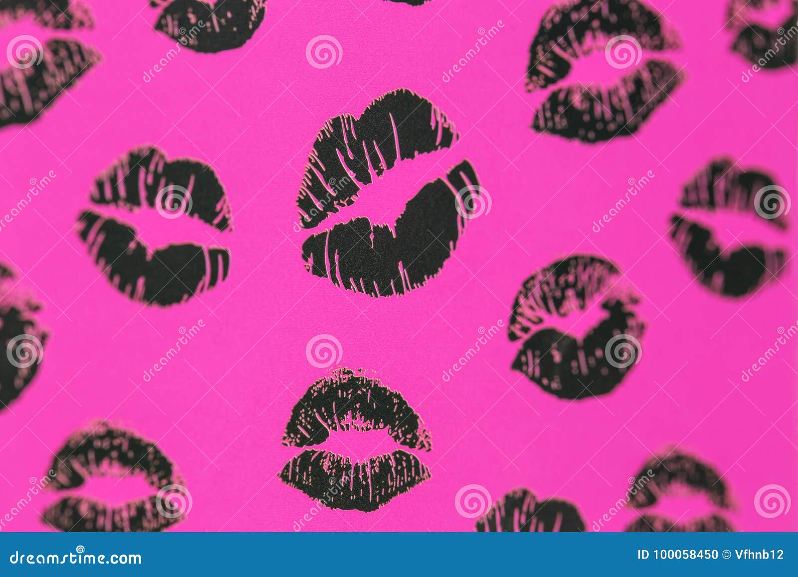 Beautiful Lips on a Pink Background Stock Photo - Image of fashion ...