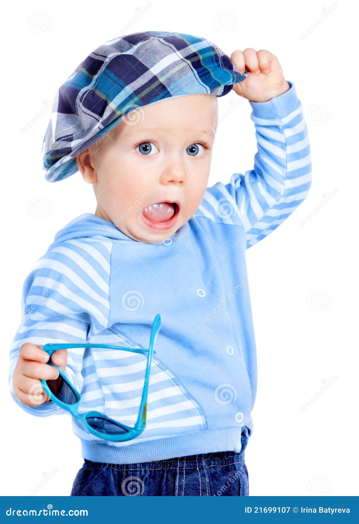 Beautiful Little Boy in a Cap Stock Image - Image of face, childhood ...
