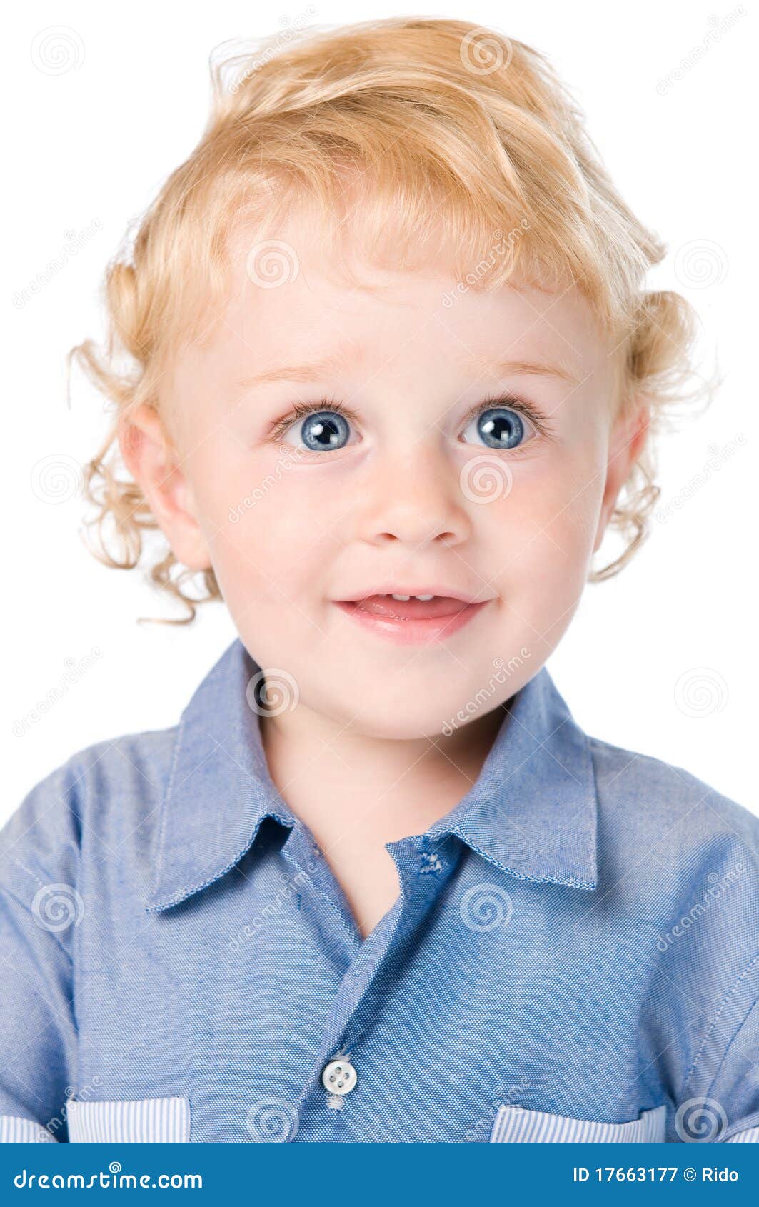 Beautiful Little Boy Portrait Stock Image - Image of studio, closeup ...