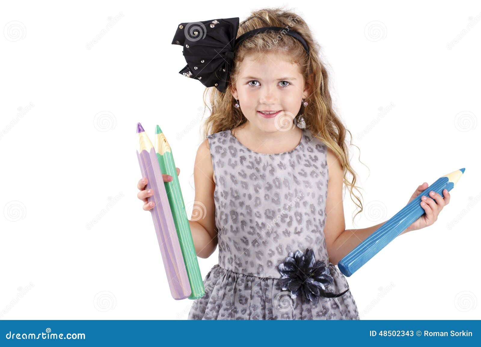 Beautiful Little Girl Holding Big Crayons Stock Image - Image of ... Beautiful Little Girl Holding Big Crayons Stock Image - Image of ...