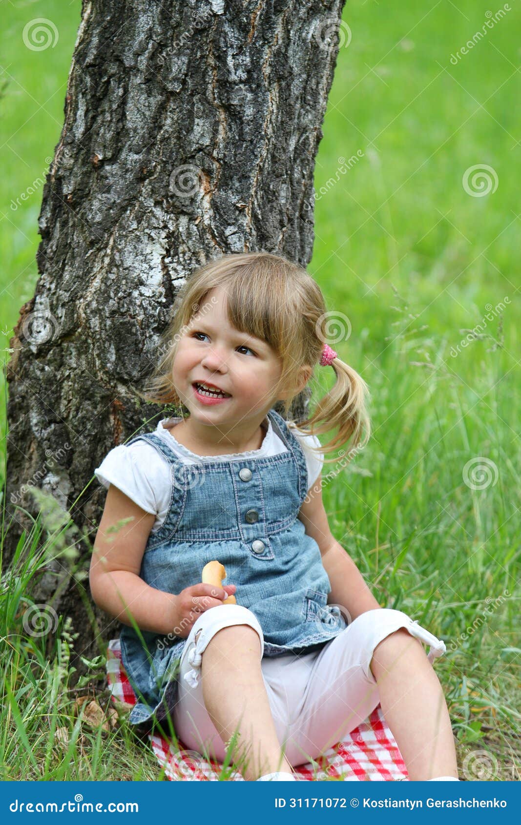 Beautiful Little Girl On Nature Stock Photography - Image: 31171072