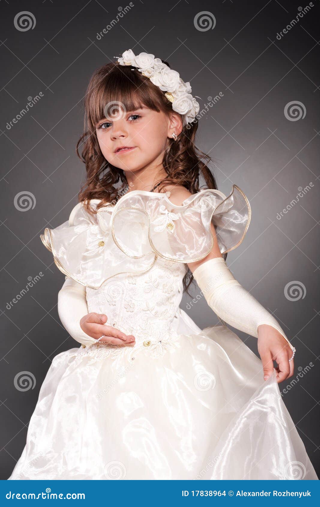 Beautiful Little Princess Dancing Stock Photo - Image of beauty ...