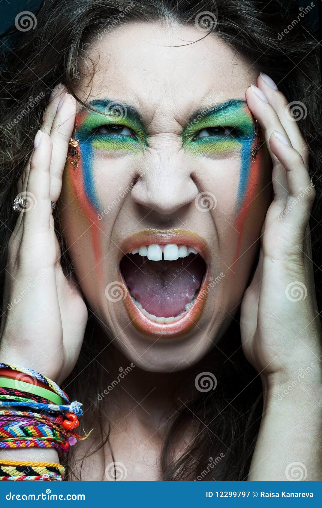 Beautiful look. stock image. Image of human, hair, makeup - 12299797