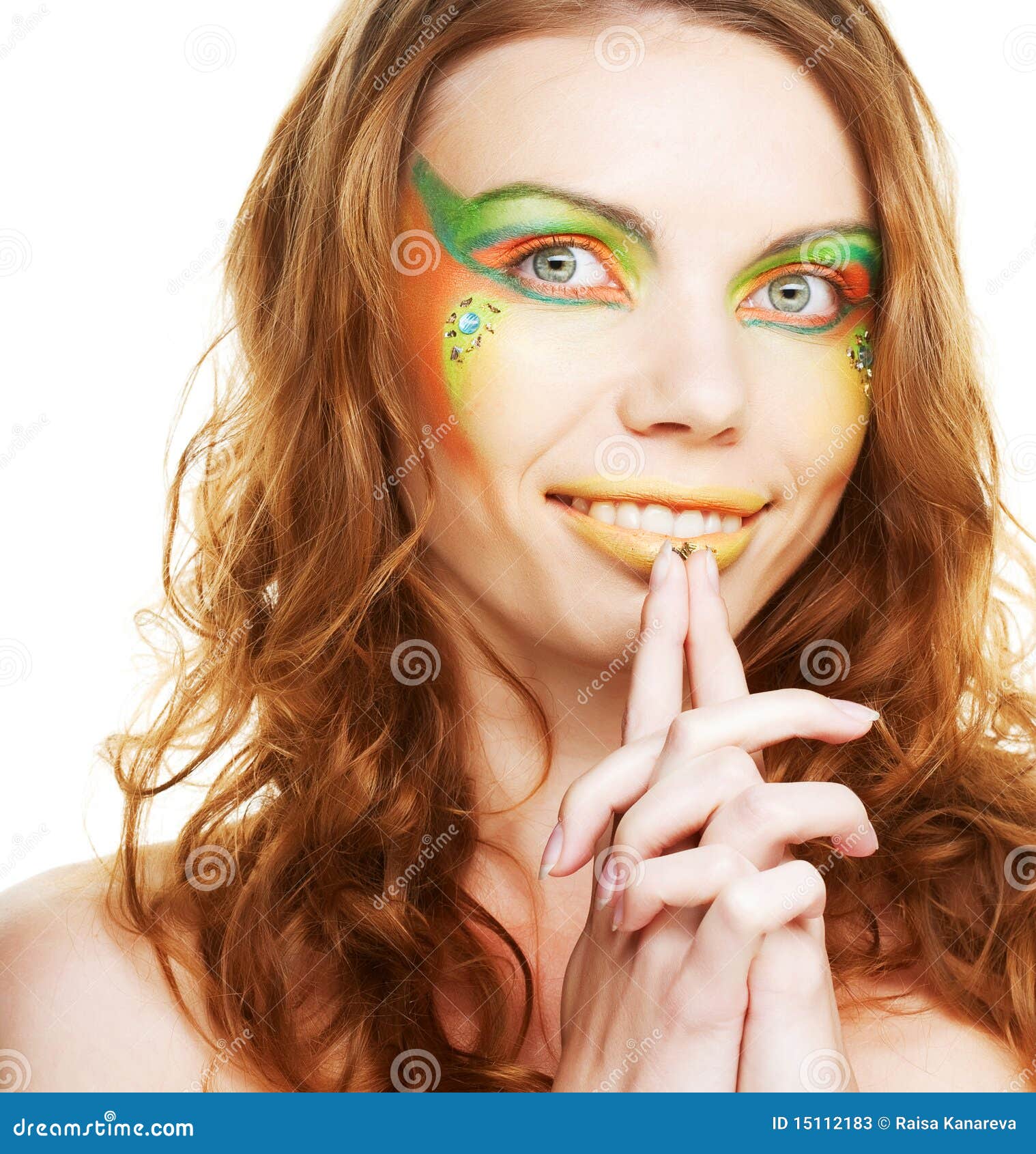 Beautiful look. stock image. Image of girl, creative - 15112183