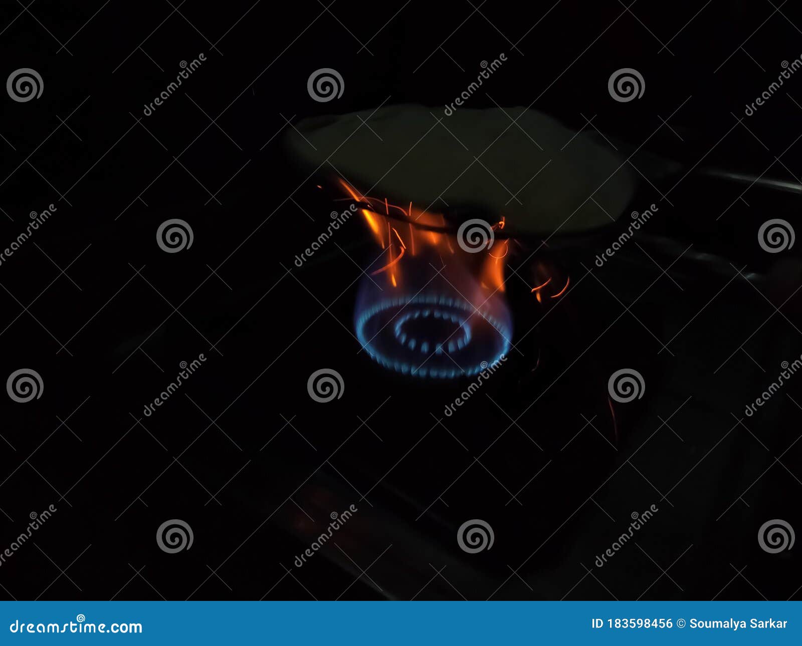 A Beautiful Look of Red Hot Blazing Flames Stock Photo - Image of flame ...