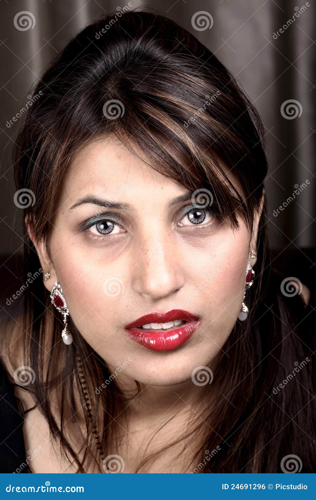 Beautiful looks stock photo. Image of makeup, jewellery - 24691296