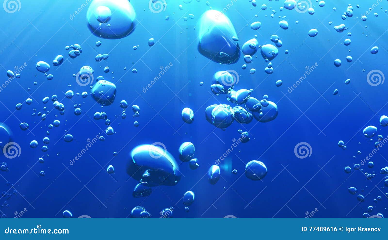 Animated Underwater Bubbles