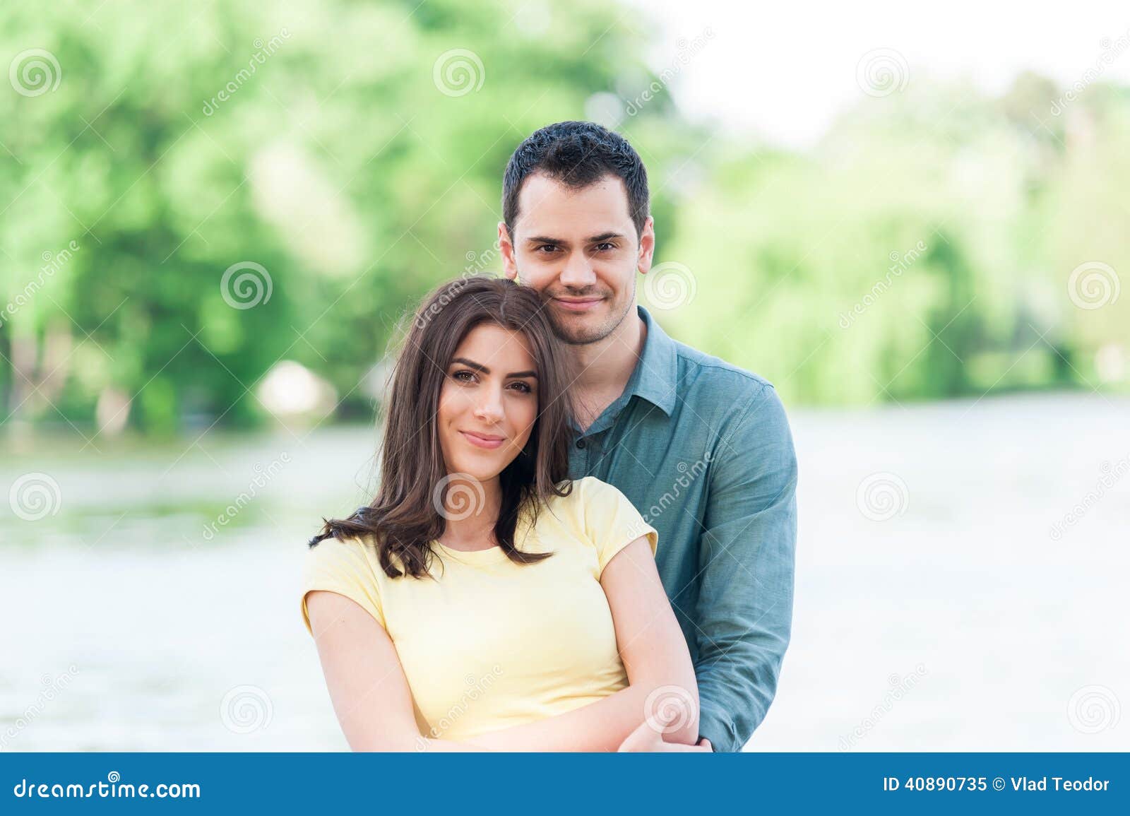 Beautiful Loving Couple Hugging Stock Image - Image of couple, people ...