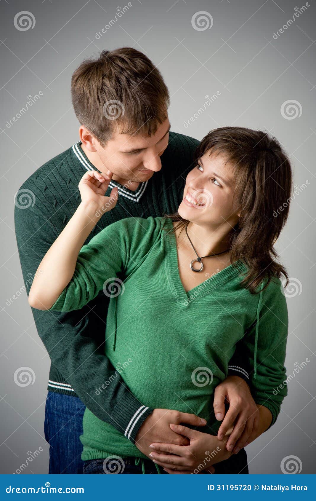 Beautiful Loving Smiling Couple Stock Photo - Image of relationship ...