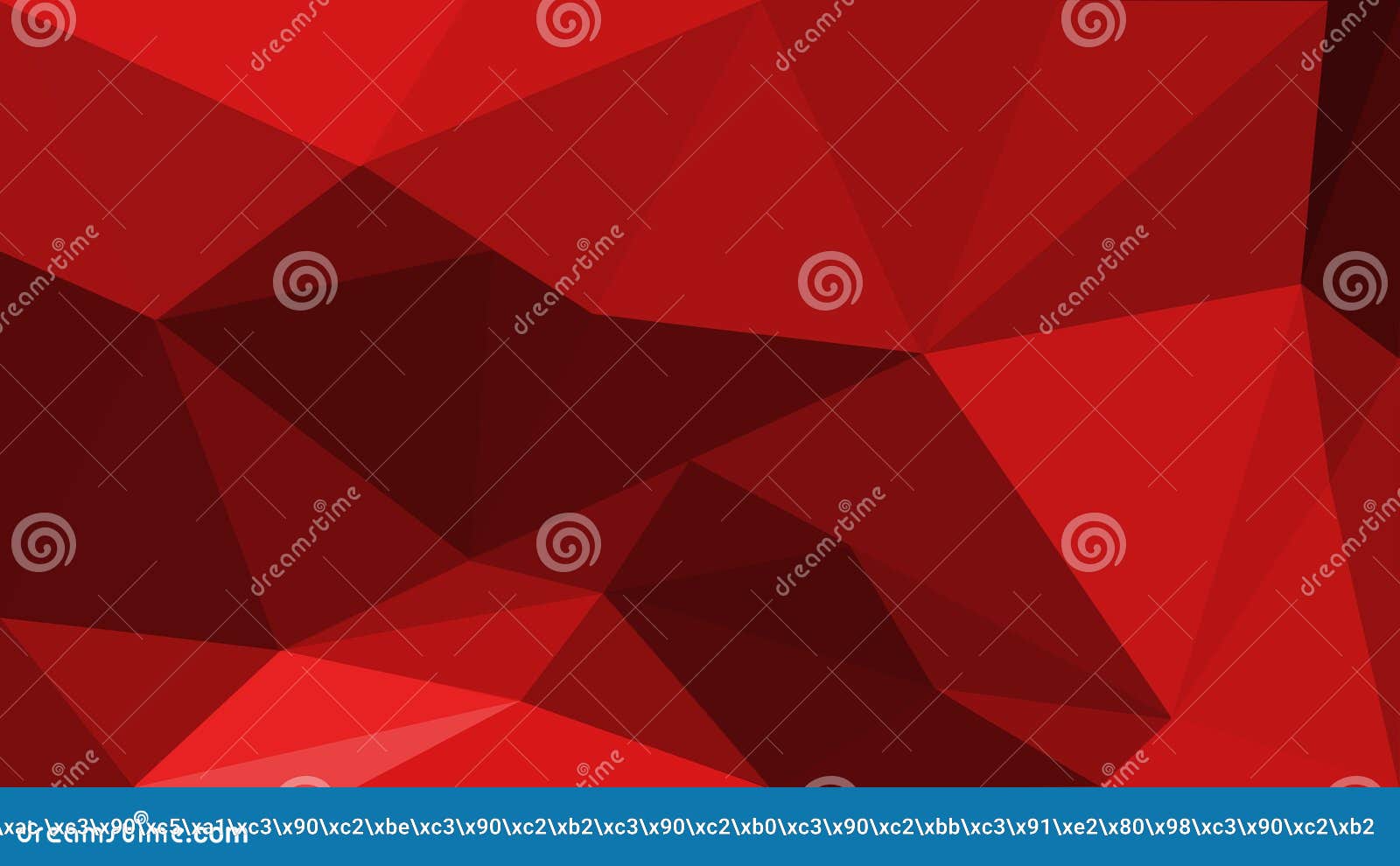 Red Low Poly Concept Design Background Stock Illustration ...