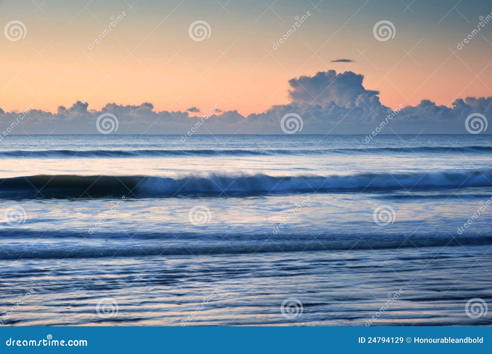 Beautiful Low Tide Beach Vibrant Sunrise Stock Image - Image of concept ...