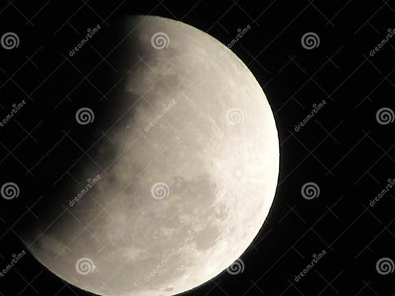 A beautiful lunar eclipse stock photo. Image of orbit - 284526972