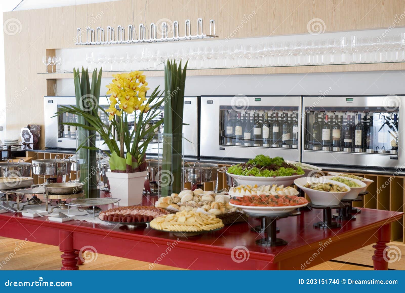 Dinner Lunch Table Restaurant and Flowers Editorial Image - Image of ...
