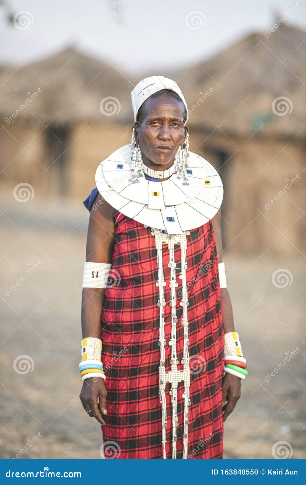Beautiful Maasai Women In Traditional Clothing Editorial Image Image