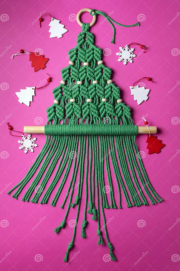 Beautiful macrame panel stock image. Image of beautiful - 327443685