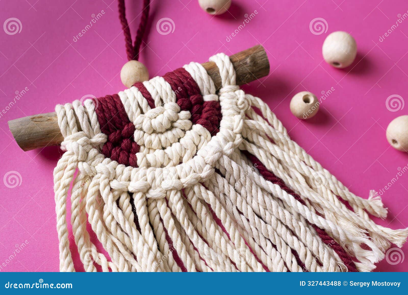 Beautiful macrame panel stock photo. Image of panel - 327443488
