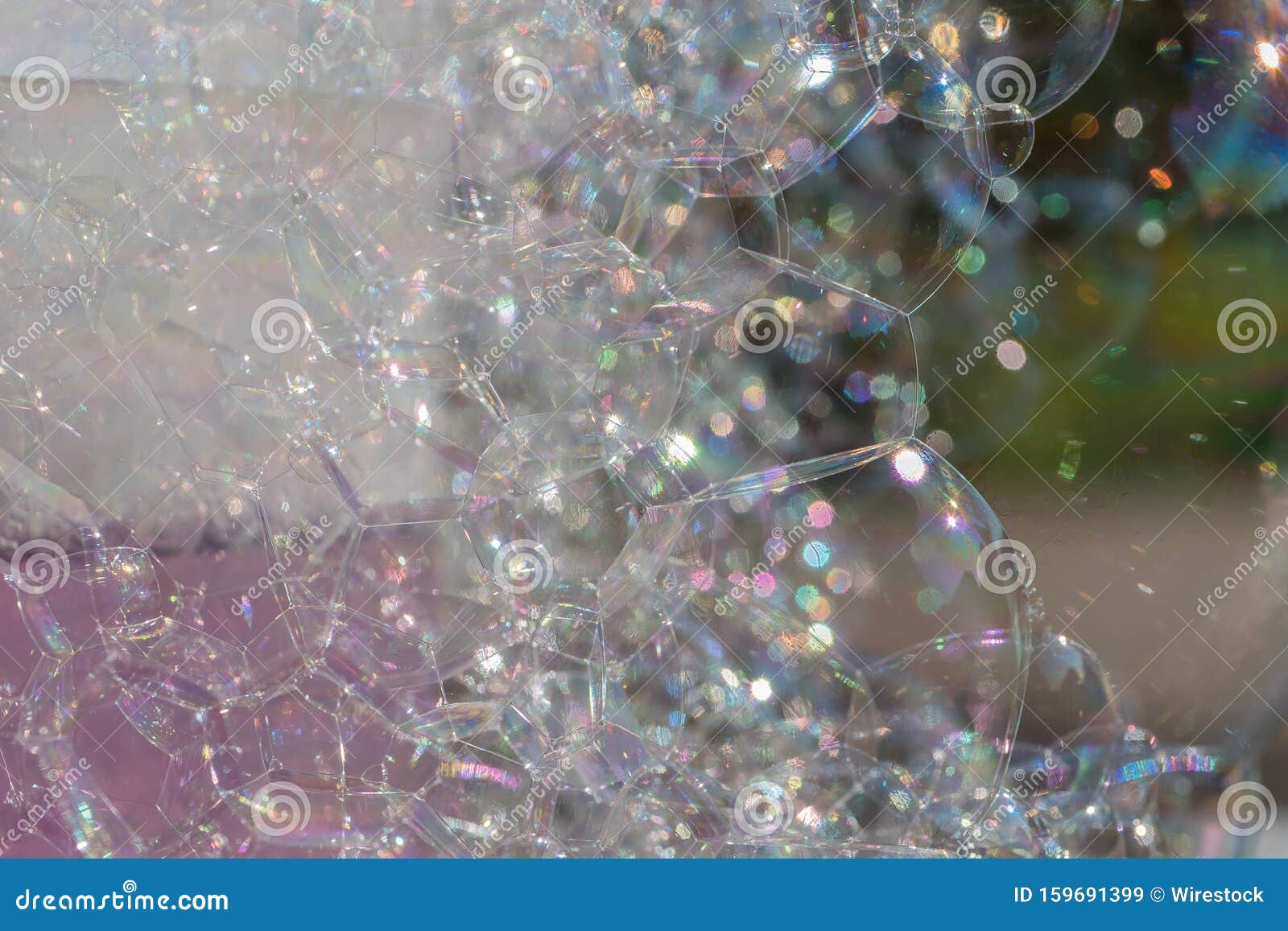 Beautiful Macro Photography of Soap Bubbles Stock Image - Image of ...
