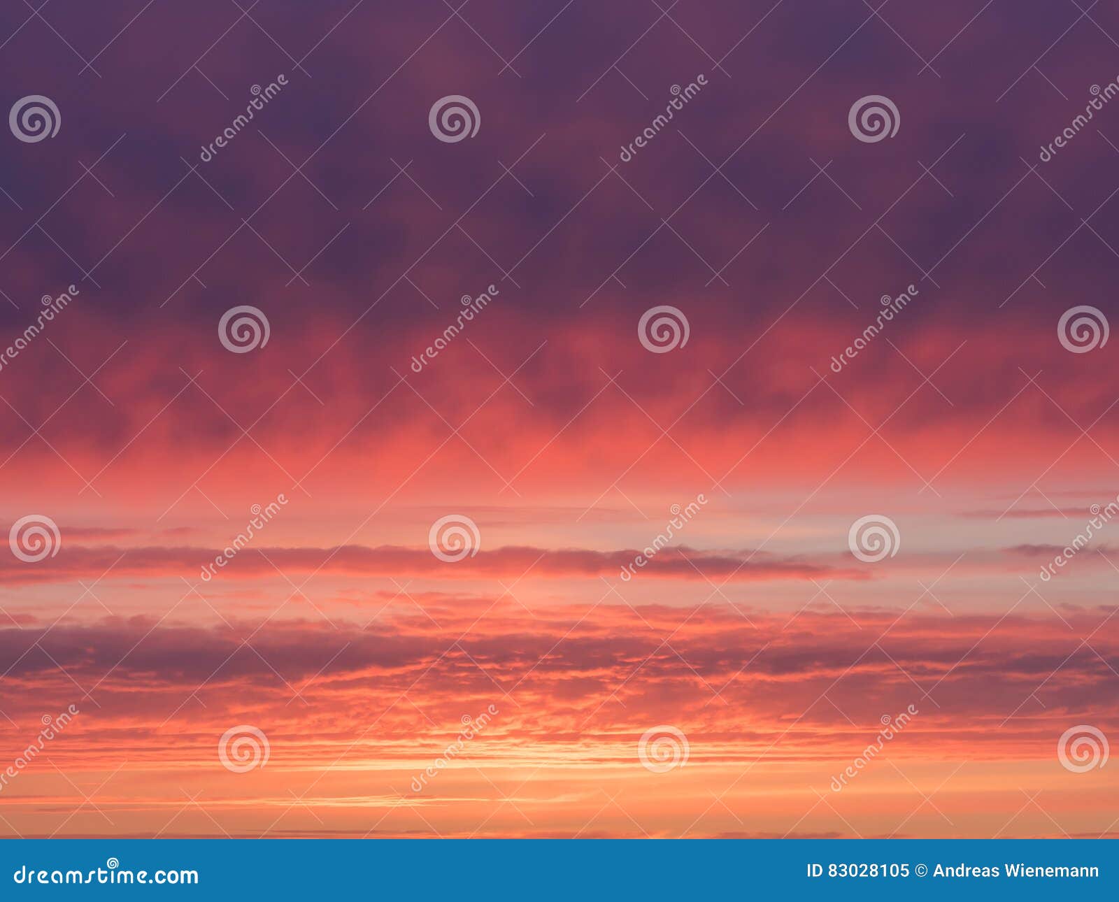 Beautiful Magenta and Orange Sky Stock Image - Image of evening ...