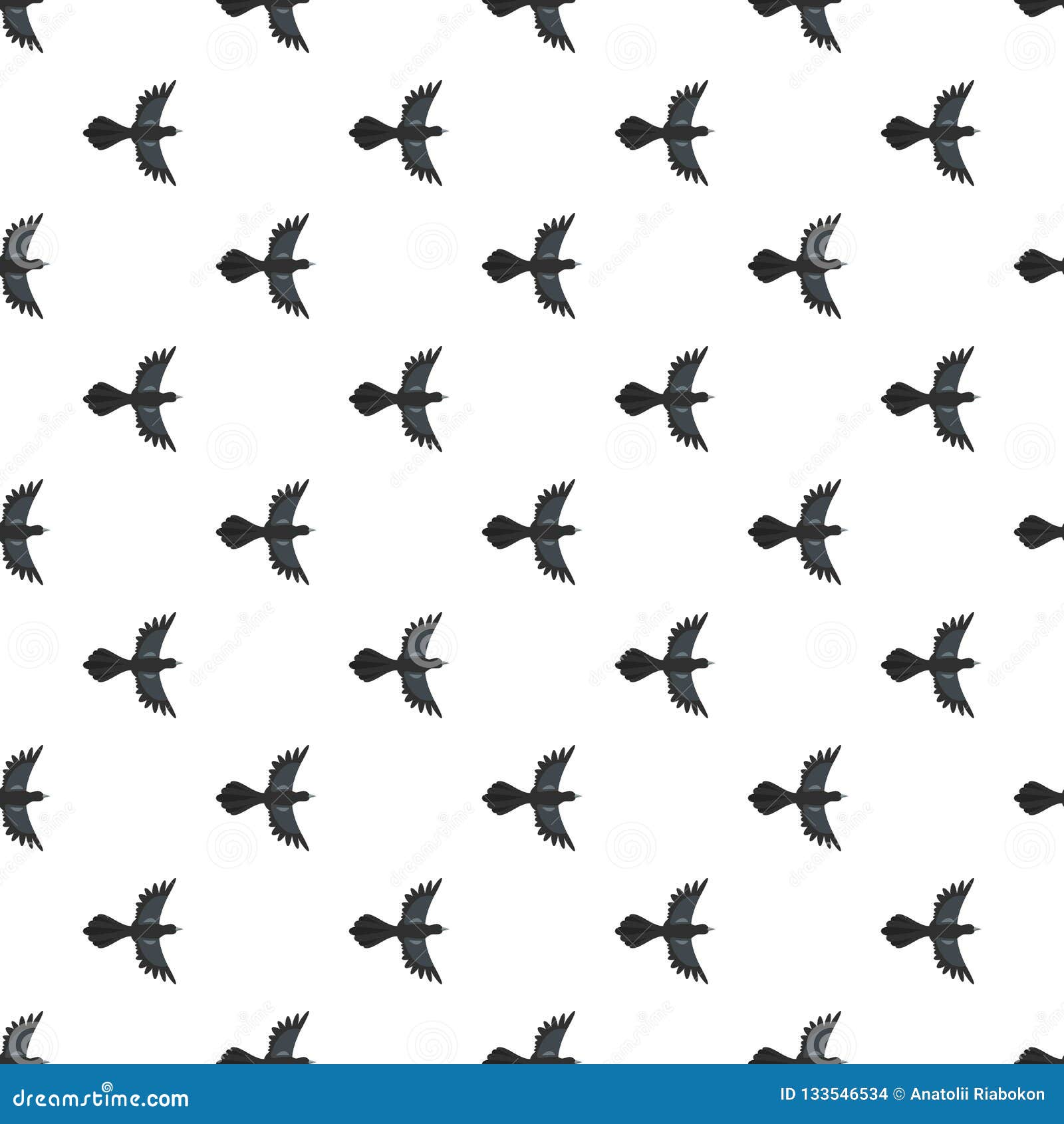 Beautiful Magpie Pattern Seamless Vector Stock Vector - Illustration of ...