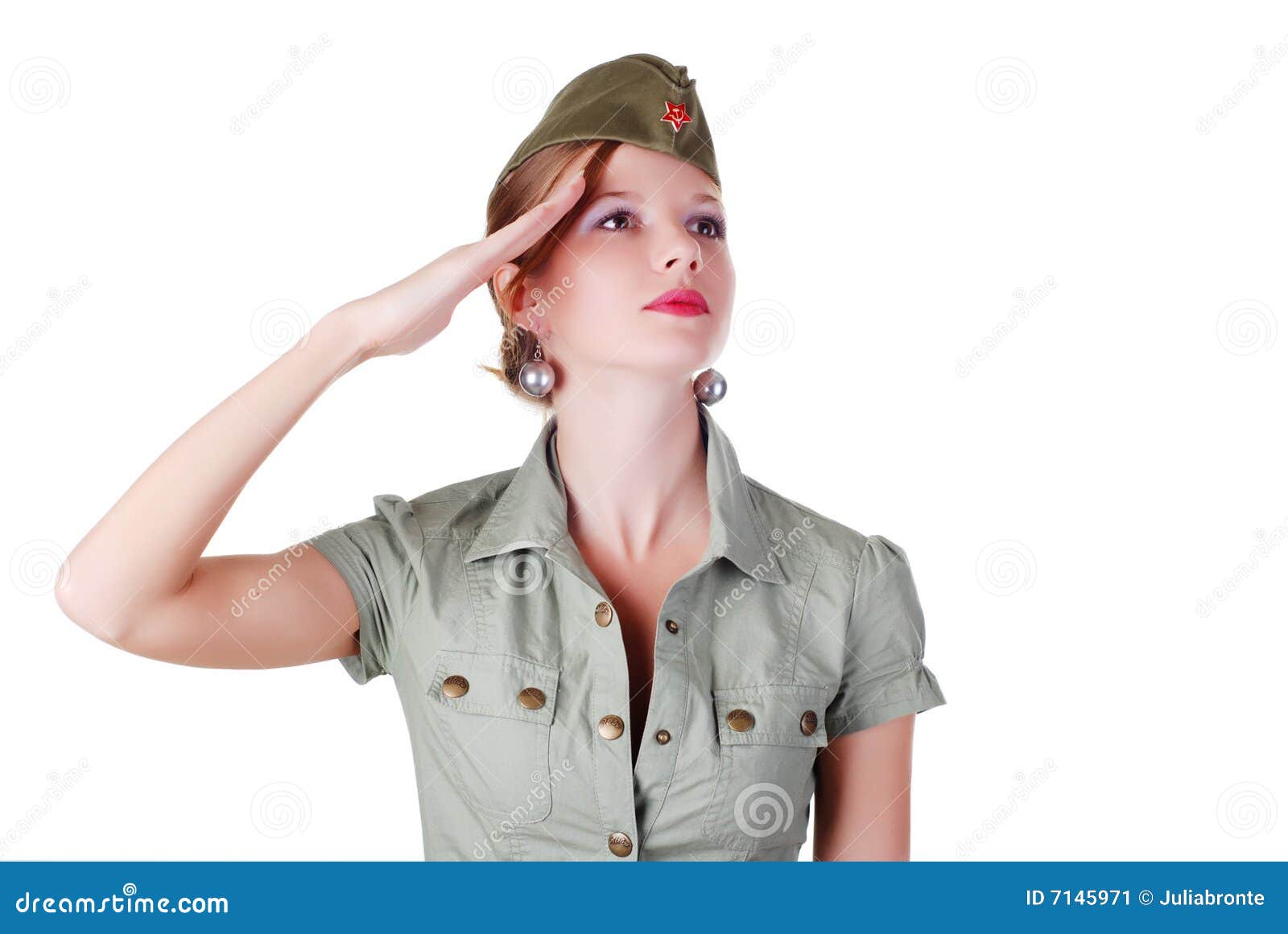 Beautiful majorette stock image. Image of army, glamour - 7145971