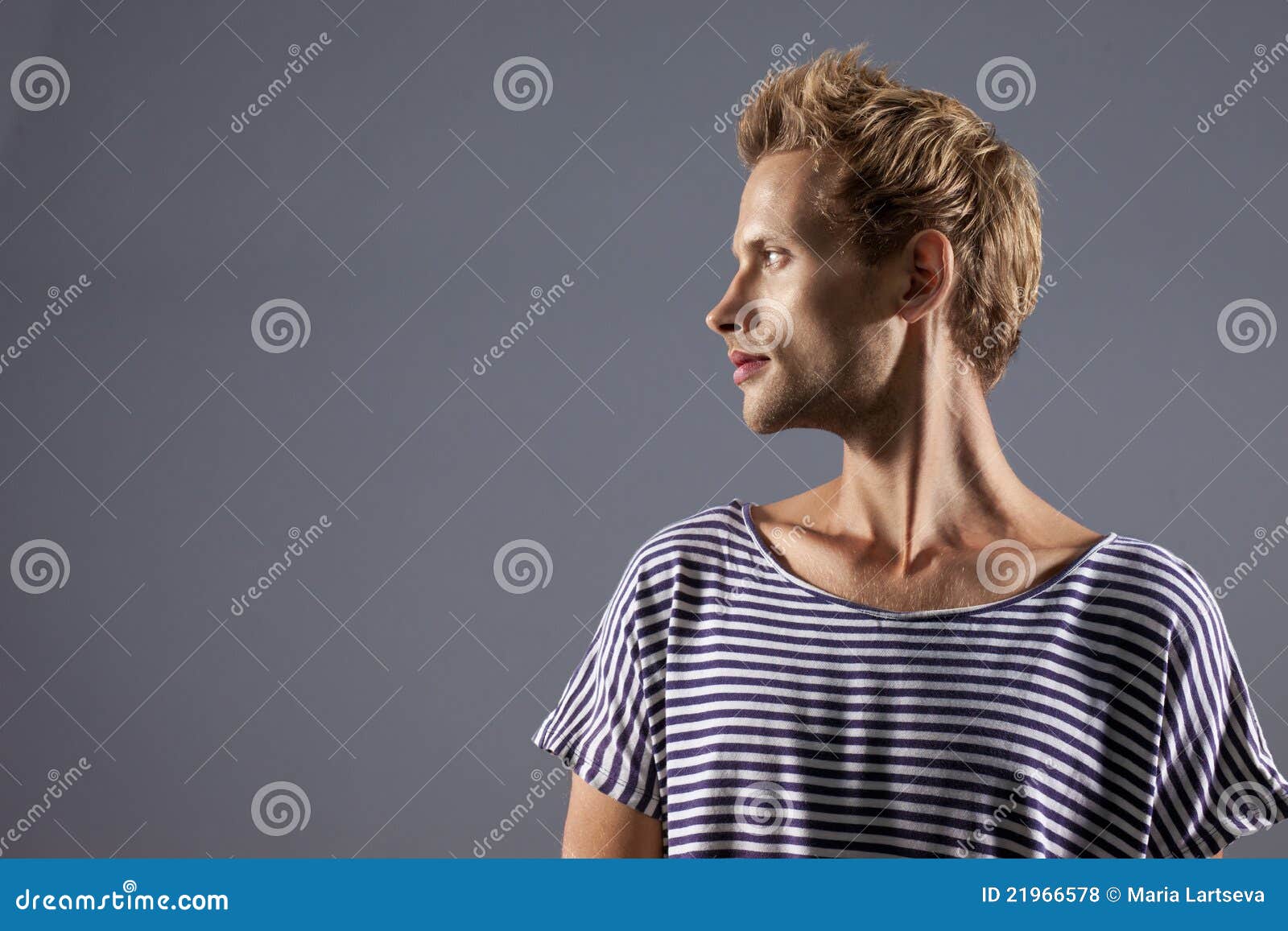 Beautiful Male Profile stock photo. Image of male, ageing - 21966578