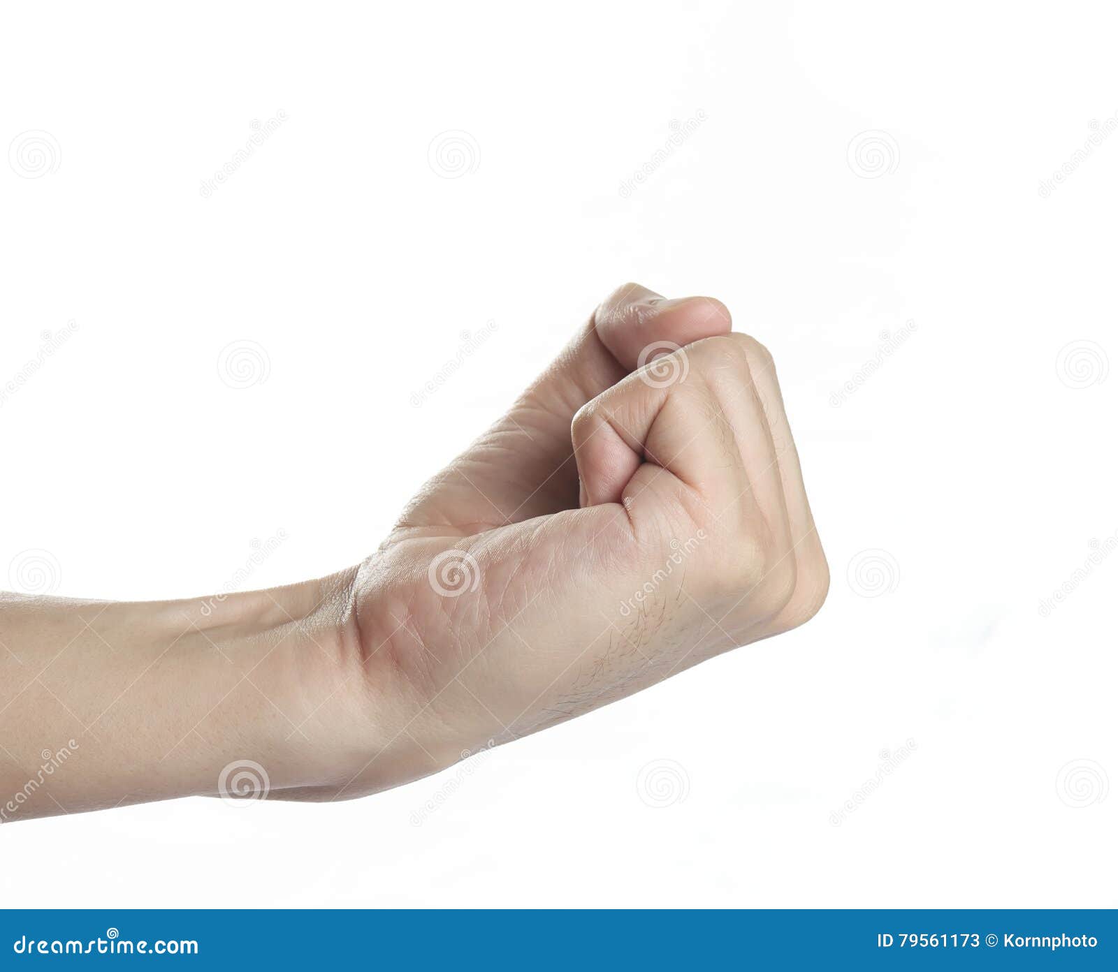 Beautiful Man Hand for Angry Feeling Stock Image - Image of show ...