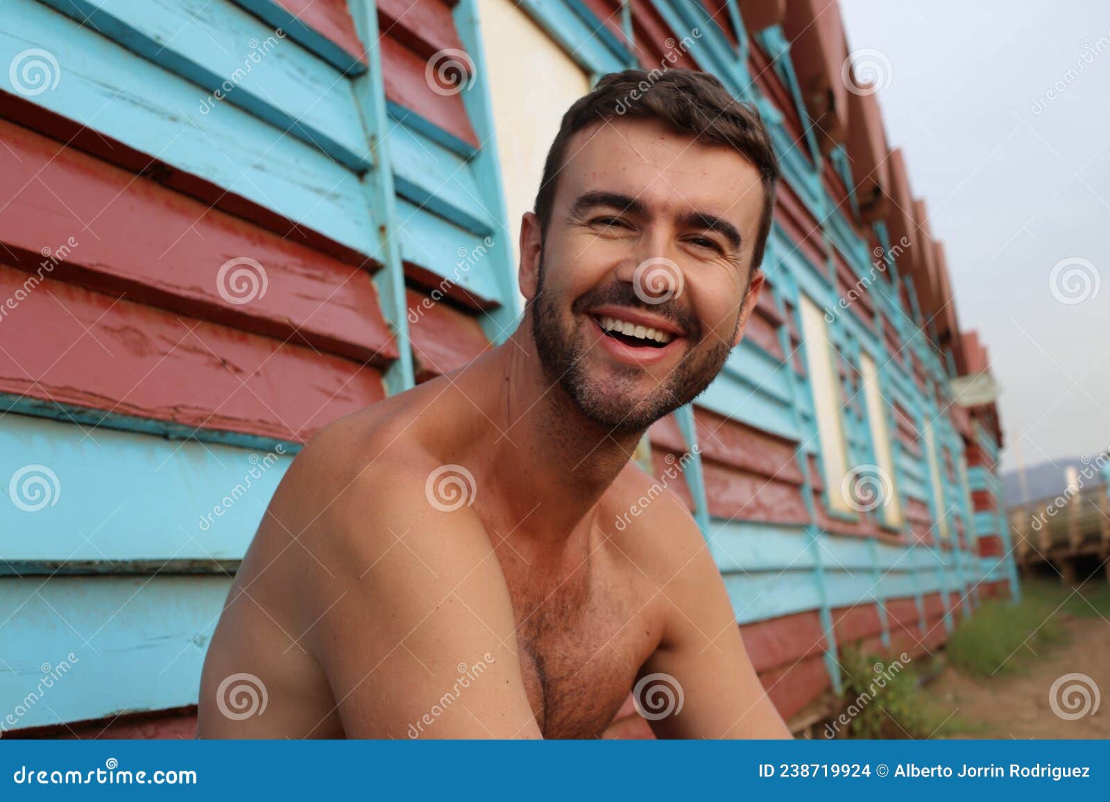 Beautiful Man with Olive Skin Stock Photo - Image of muscular, good ...