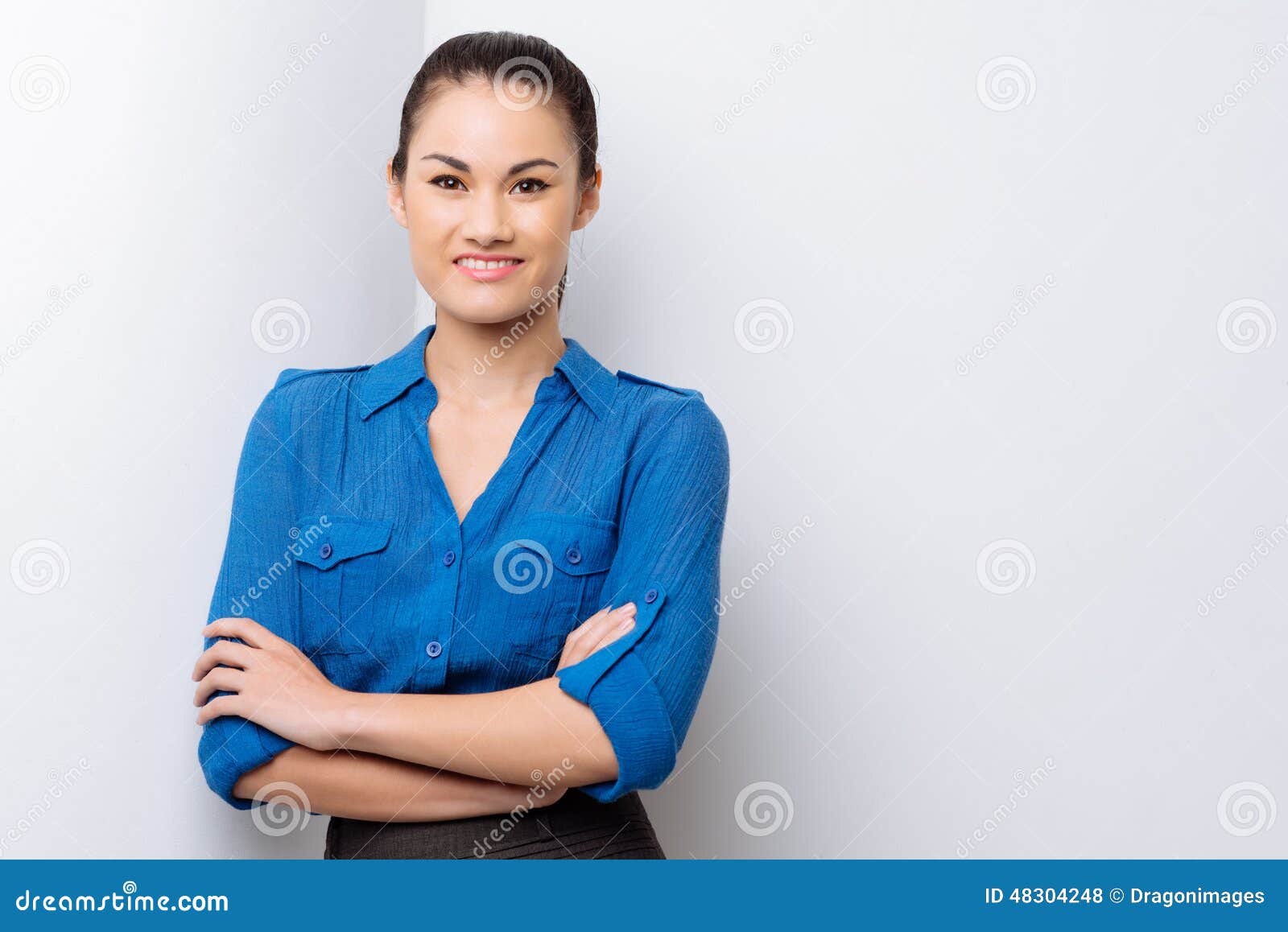 Beautiful manager stock photo. Image of cheerful, female - 48304248