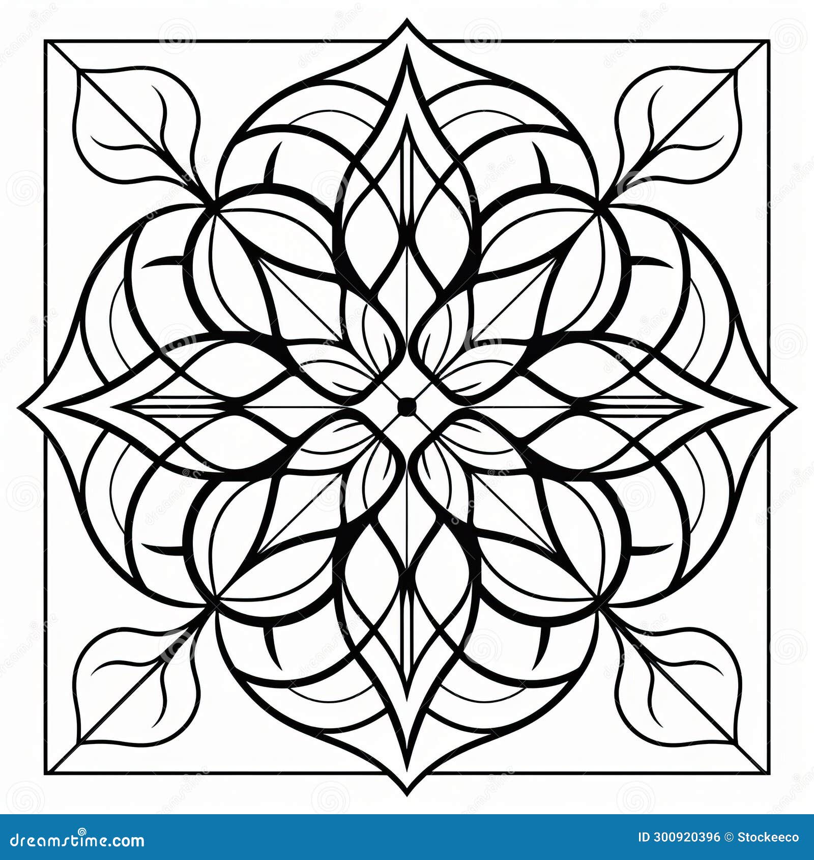 Beautiful Mandala Print Coloring Pages with Leaf Patterns and Vienna ...