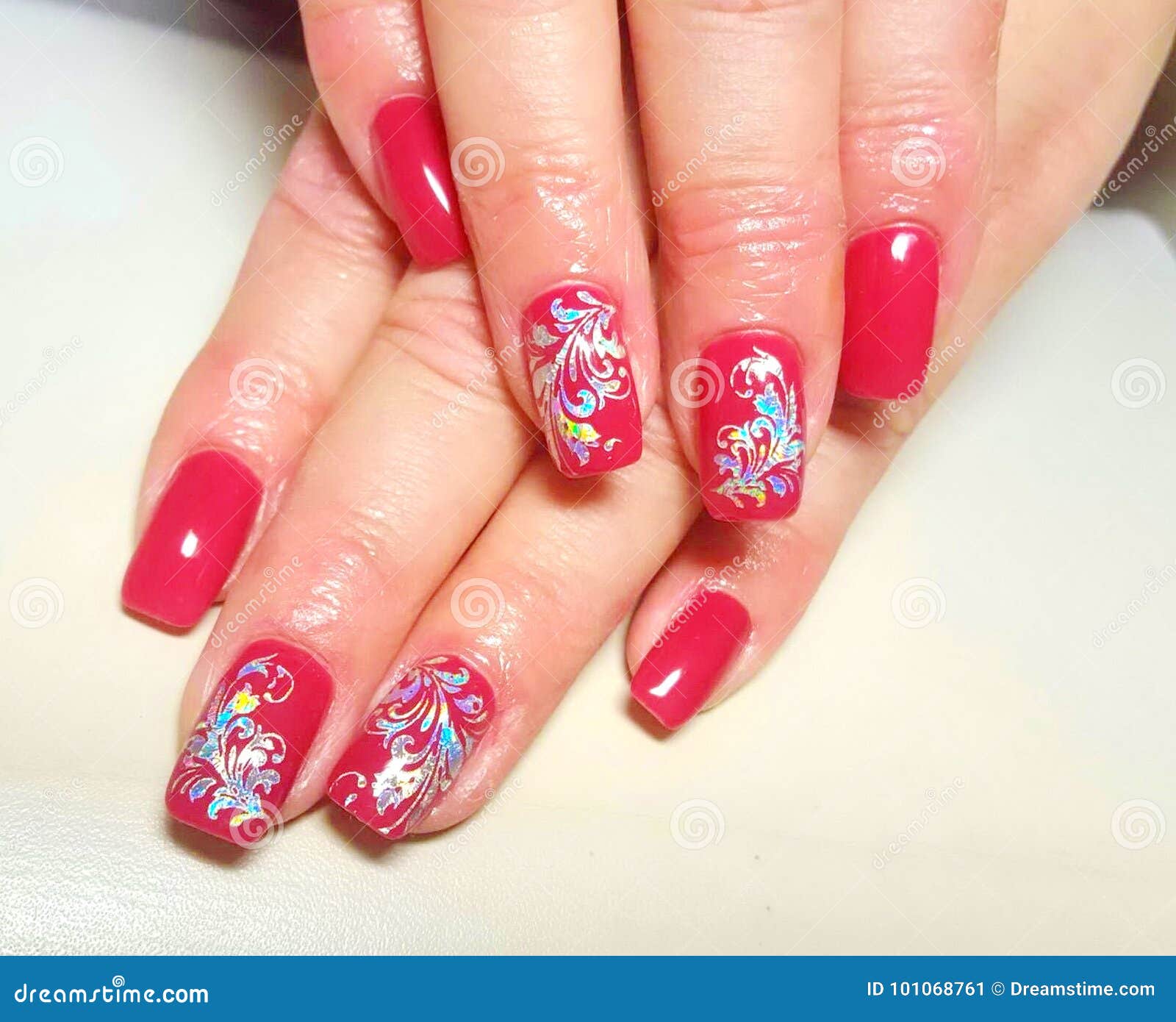 Beautiful manicure 3 stock image. Image of female, design - 101068761