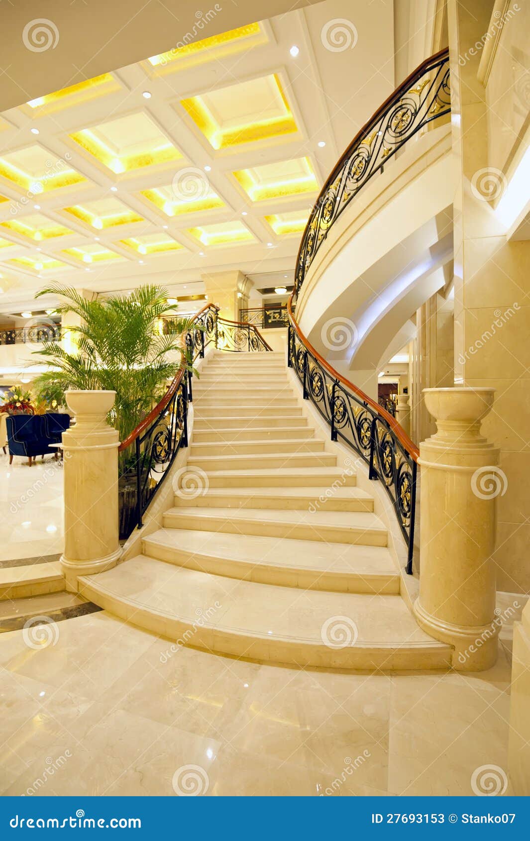Beautiful marble stairs stock image. Image of design - 27693153