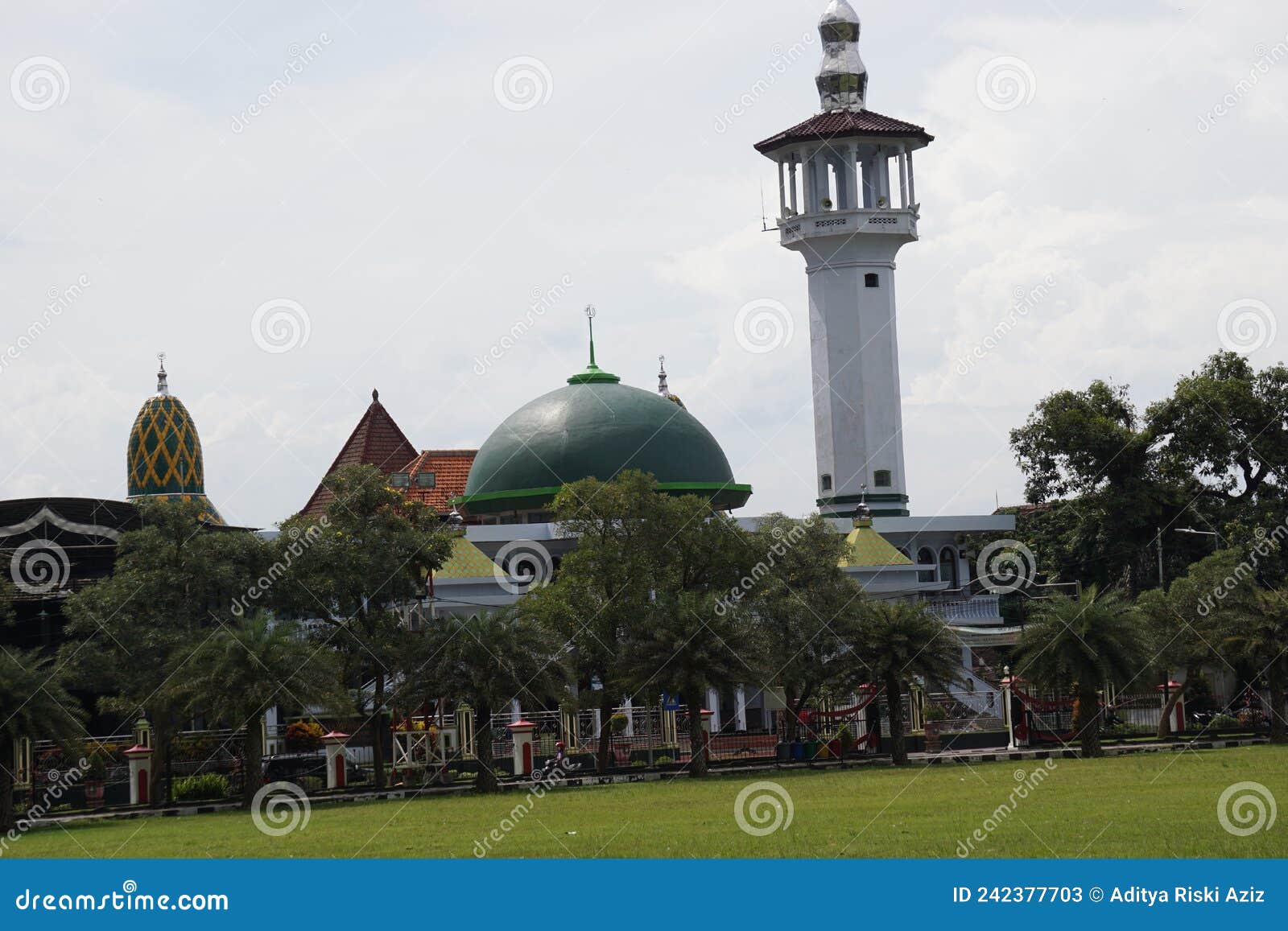 The Beautiful Masjid Agung Blitar. the Mosque Was Built in 1820 ...
