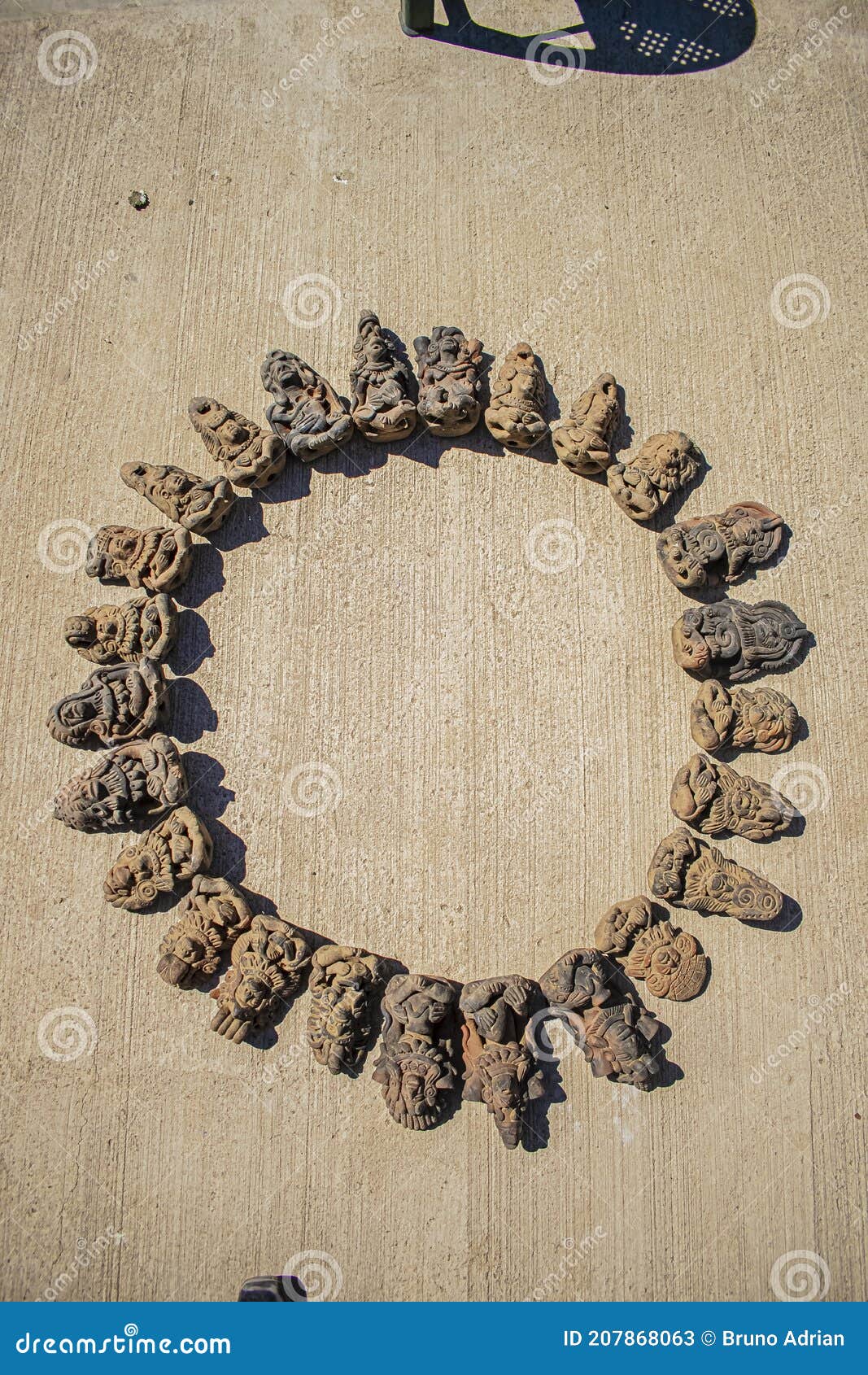Beautiful Mayan Figures the 20 Mayan Nahuals in a Circular Shape on the ...