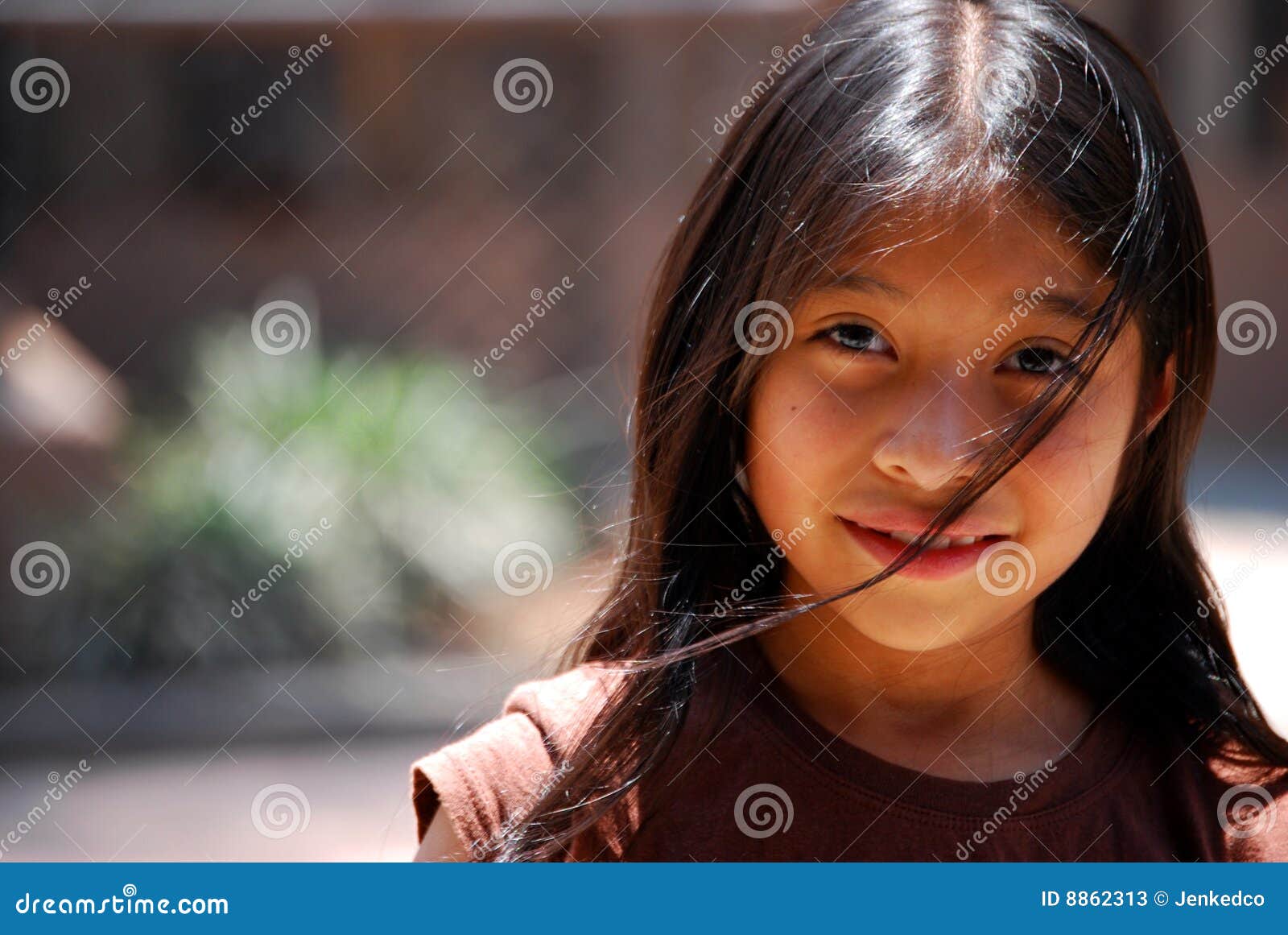 Beautiful Mayan Girl stock image. Image of happy, healthy - 8862313