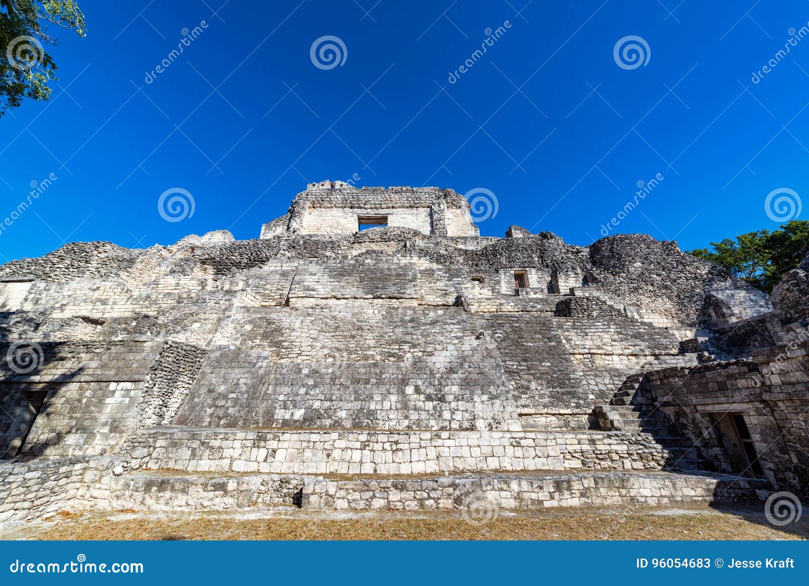 Beautiful Mayan Ruins stock image. Image of forest, ancient - 96054683