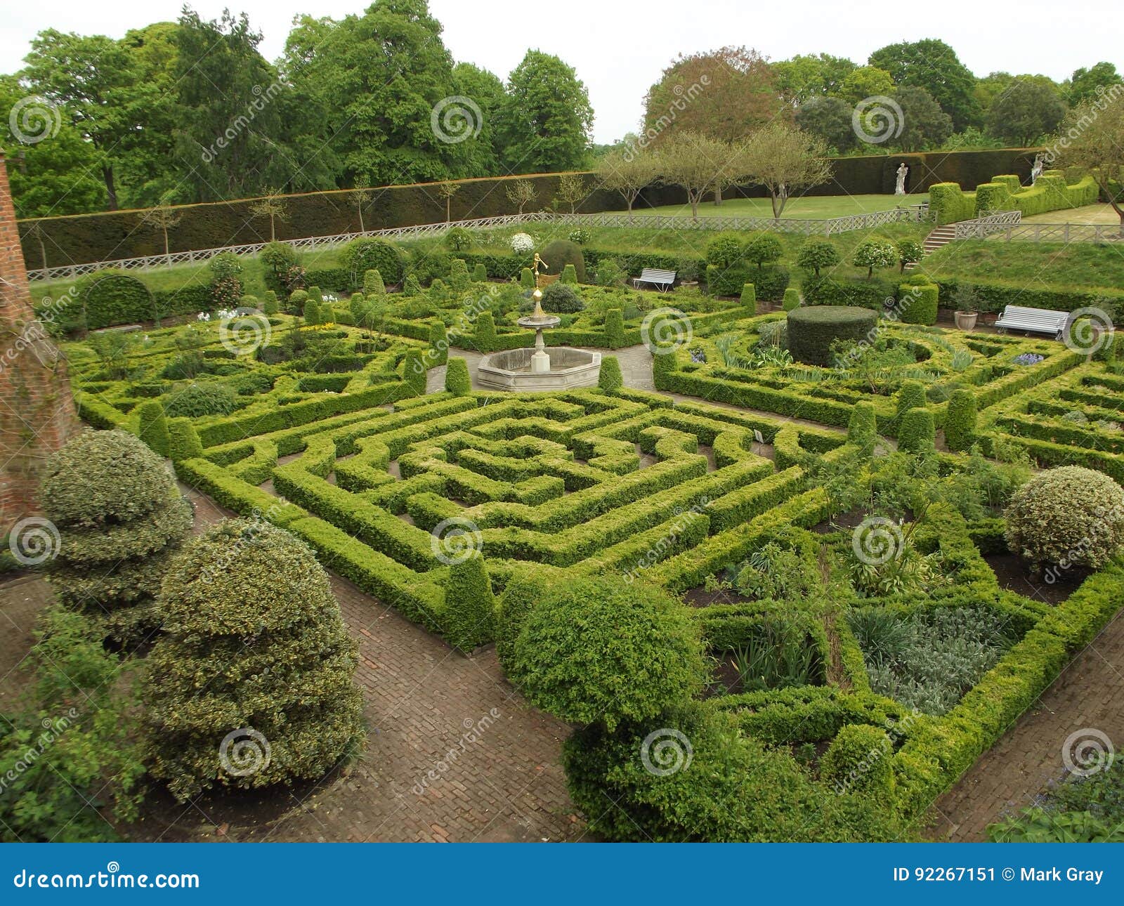 Beautiful Maze stock image. Image of maze, trees, beautiful - 92267151