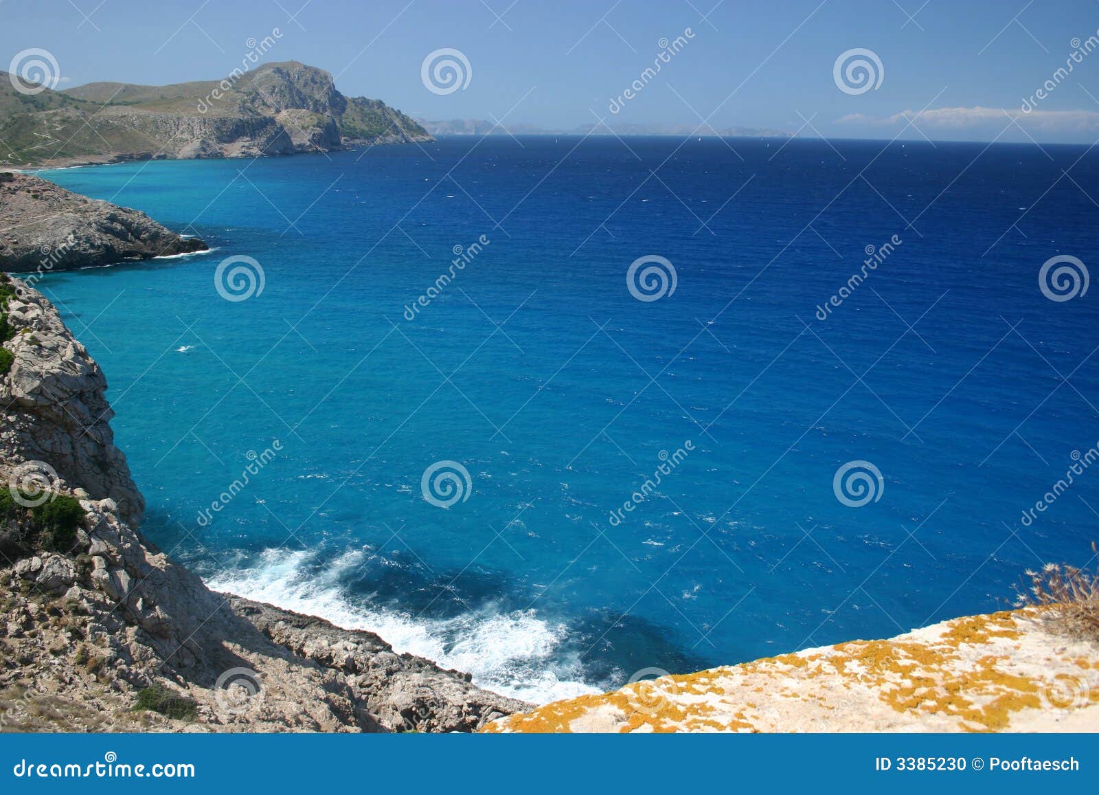 Beautiful Mediterranean Sea Stock Photo - Image of spain, lagoon: 3385230