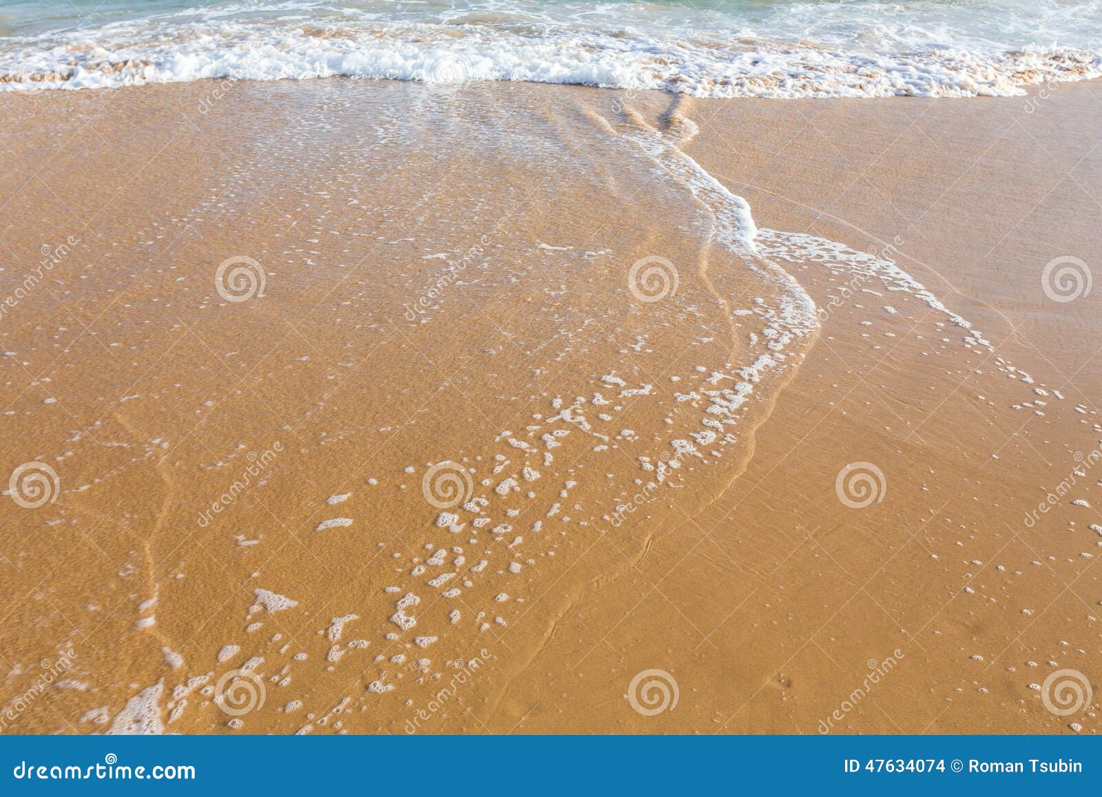 Beautiful Mediterranean Water Lapping on the Shore Stock Photo - Image ...