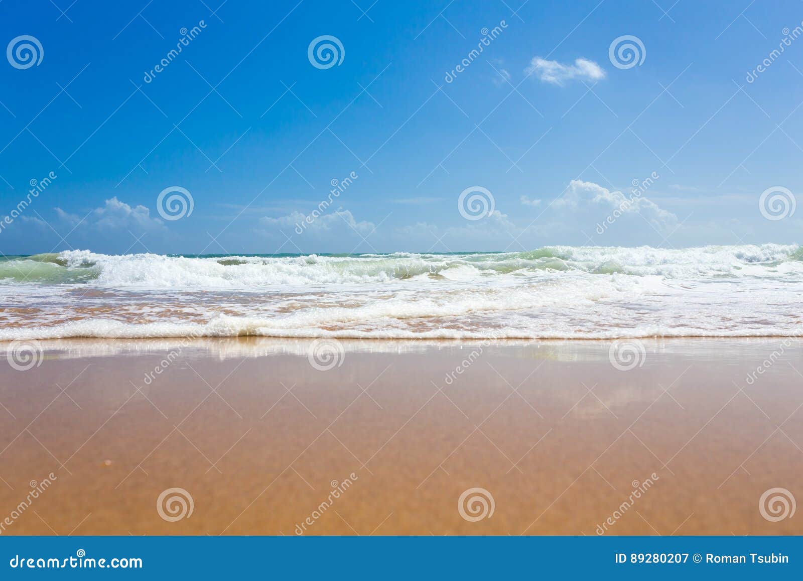Beautiful Mediterranean Water Lapping on the Shore Stock Image - Image ...