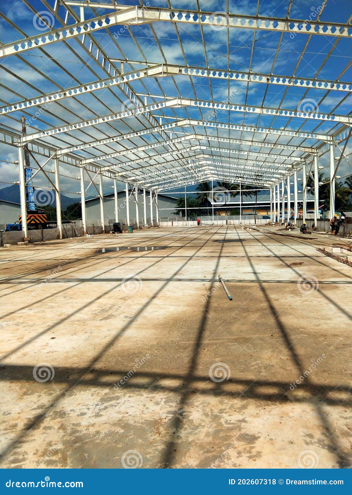 Industrial Mega Project is Under Construction Stock Photo - Image of ...