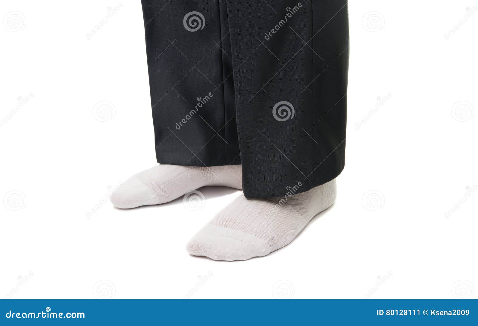 Beautiful Men`s White Socks Stock Image - Image of elastic, elegant ...