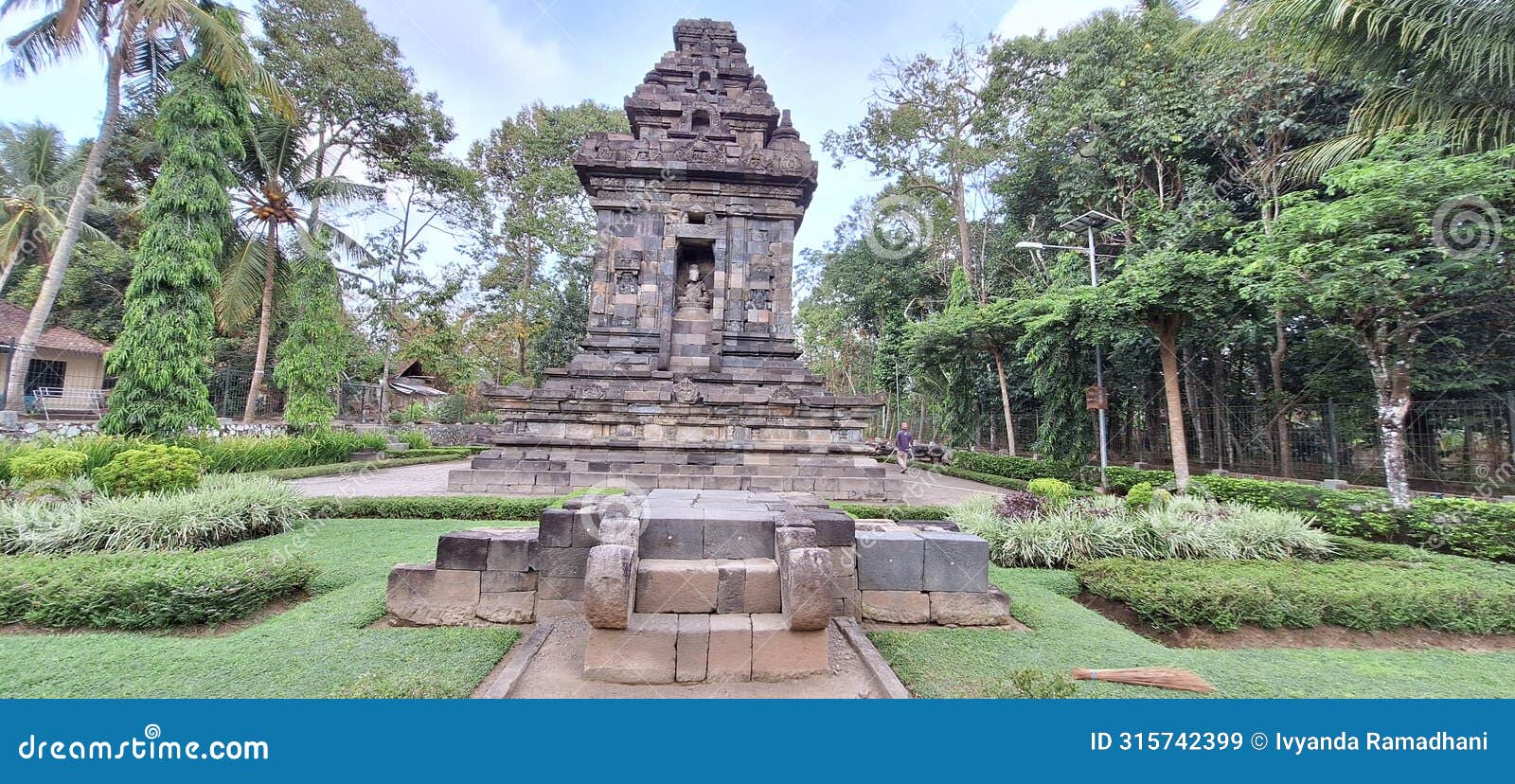 The Beautiful Merak Temple is Located in Central Java, Indonesia Stock ...