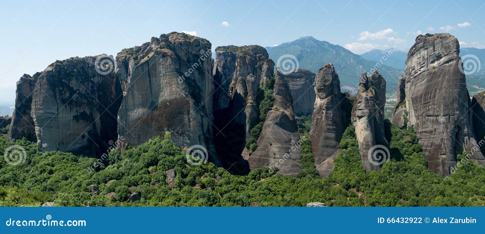 Beautiful Meteora Landscape Stock Photo - Image of meteora, outdoors ...