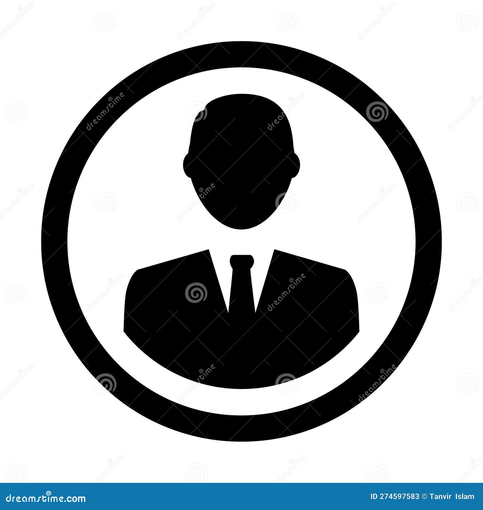 Account Profile Icon stock vector. Illustration of person - 274597583